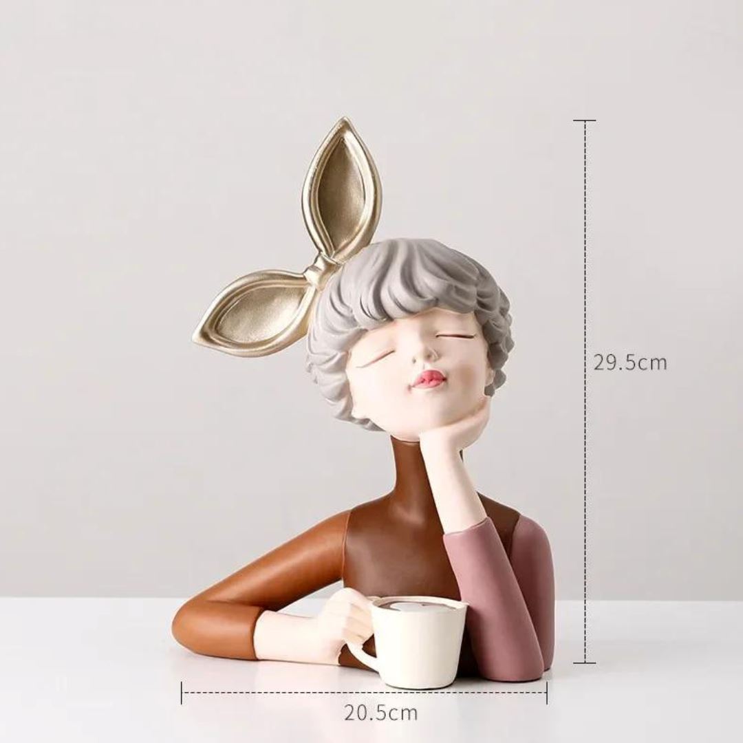 Escultura de Boneca Milly Café – Conceito